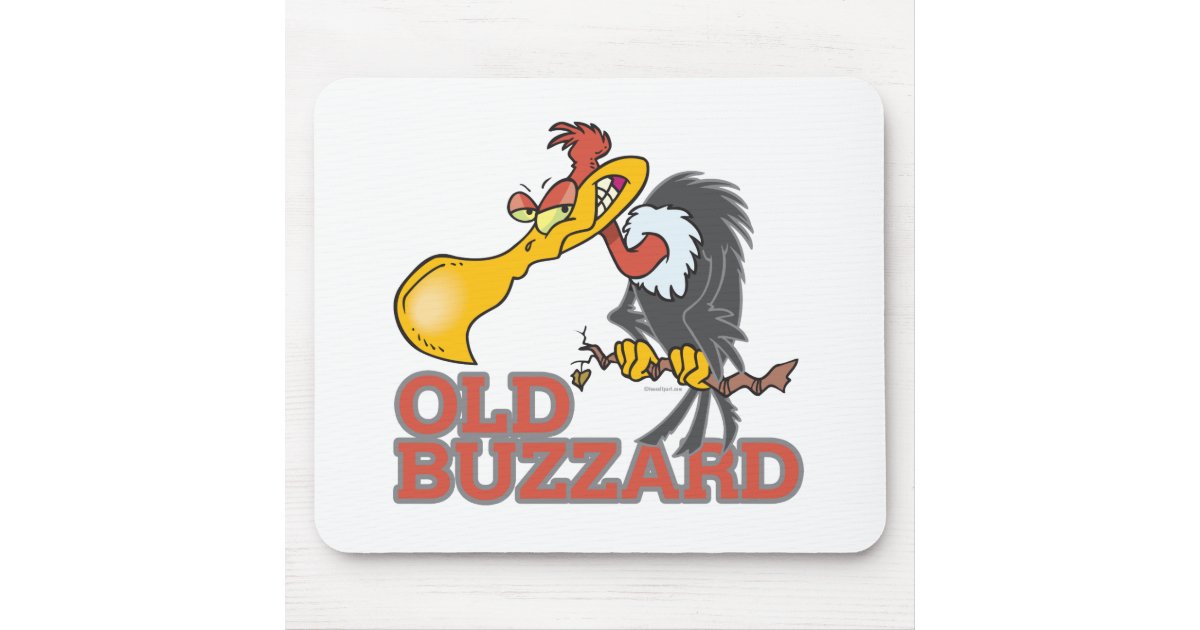Gamla buzzerna lustig tecknade figurer musmatta | Zazzle.se