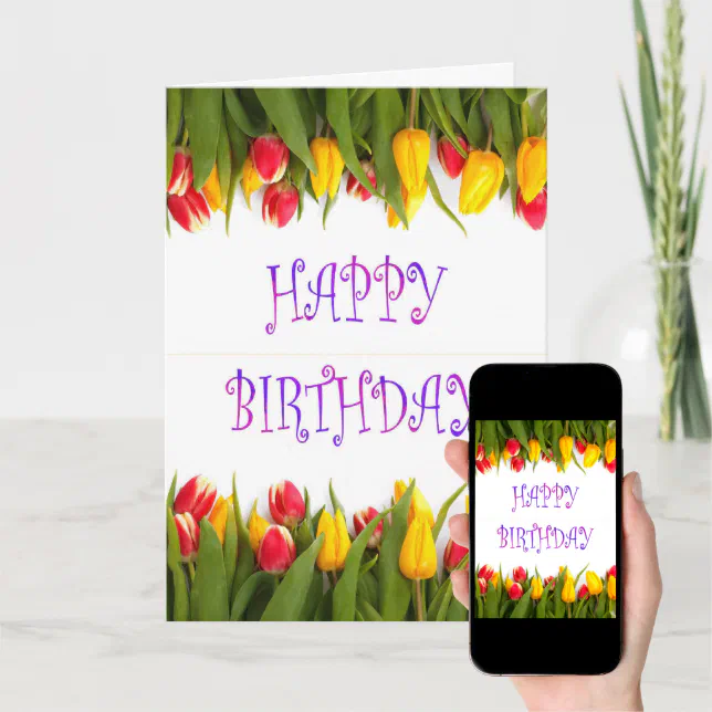 grattis på födelsedagen till svärmor med blommor kort | Zazzle.se