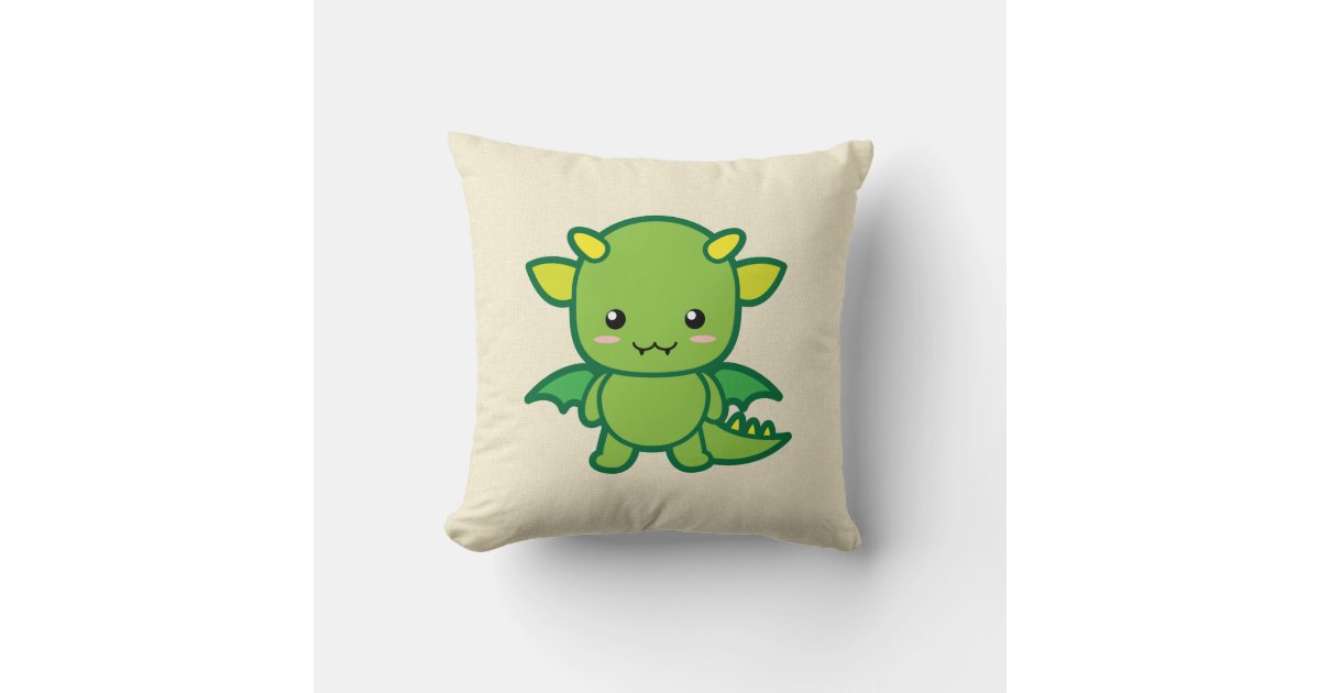 Kawaii drake kudde | Zazzle.se