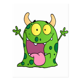 Tecknade Figurer Vykort