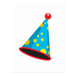 Partyhatt Vykort | Zazzle.se