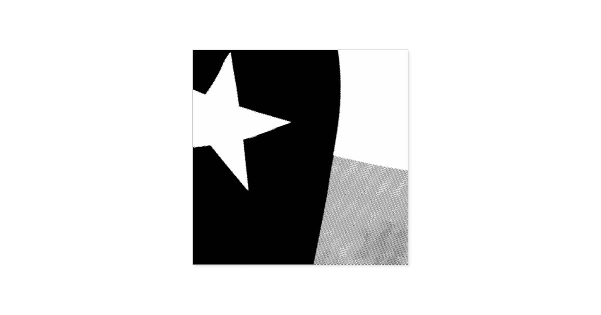 Texas Flagga Rubber Frimärke Stämpel | Zazzle.se